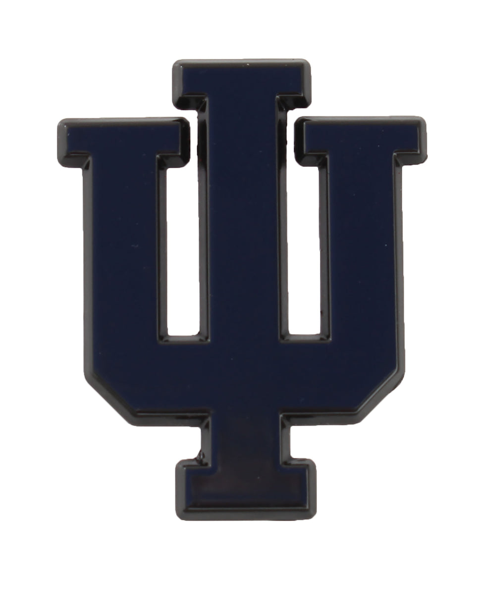Indiana Hoosiers IU Black Metal Auto Emblem – AMG Emblems