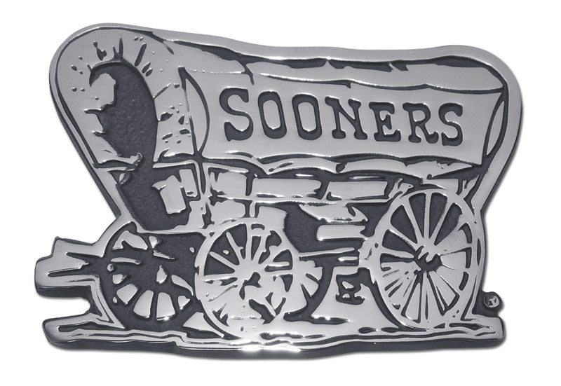 University of Oklahoma Sooner Schooner Metal Auto Emblem – AMG Emblems