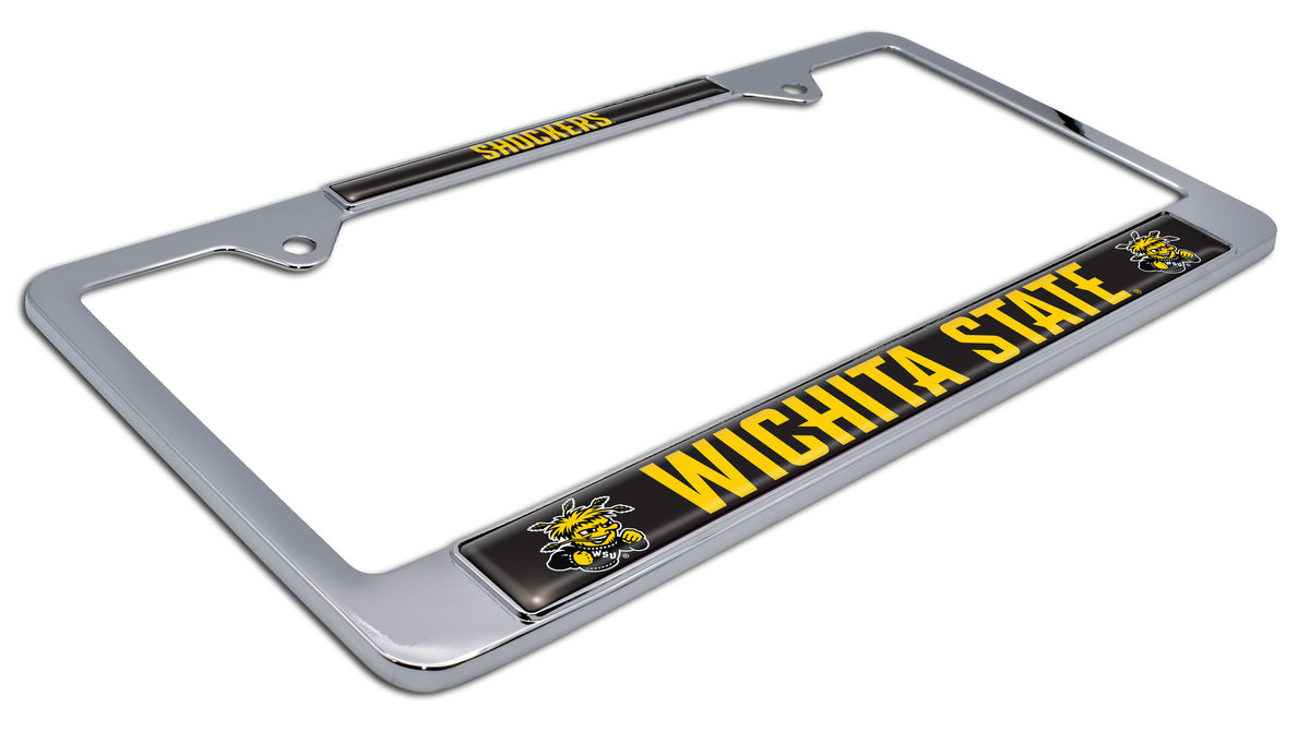 Wichita State Shockers Metal License Plate Frame – AMG Emblems
