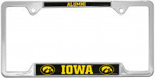 University of Iowa Hawkeyes Alumni Metal License Plate Frame – AMG Emblems