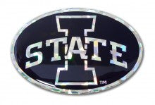 Iowa State Black Reflective Decal – AMG Emblems