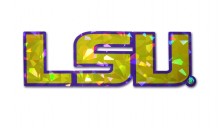 LSU Gold Reflective Decal – AMG Emblems