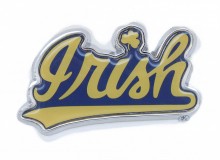 Notre Dame Irish Metal Auto Emblem – AMG Emblems