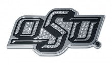 Oklahoma State University Crystal OSU Metal Auto Emblem – AMG Emblems