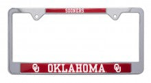 University of Oklahoma Sooners Metal License Plate Frame – AMG Emblems