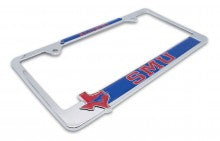 SMU Alumni 3D Metal License Plate Frame – AMG Emblems