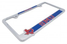 SMU Mustangs 3D Metal License Plate Frame – AMG Emblems
