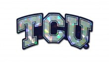 TCU Silver Reflective Decal – AMG Emblems
