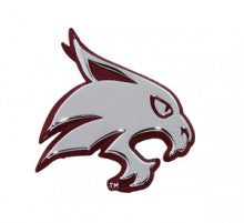 Texas State University Bobcat Maroon Trim Metal Auto Emblem – AMG Emblems