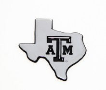 Texas A&M Classic Texas Shape Metal Auto Emblem – AMG Emblems