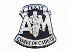 Texas A&M Corps of Cadets Metal Auto Emblem – AMG Emblems