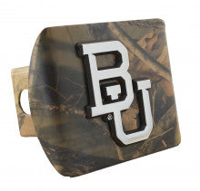 Baylor University Bears BU on Camo Metal Hitch Cover – AMG Emblems