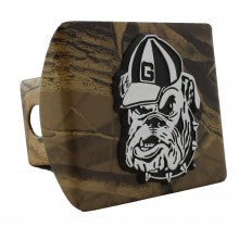 University of Georgia Bulldog on Camo Hitch Cover – AMG Emblems
