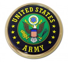 Army Seal Metal Auto Emblem – AMG Emblems