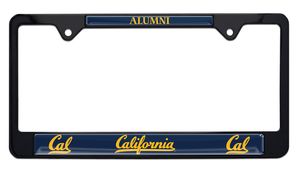 University of California Berkeley Alumni Black Metal License Plate Fra ...
