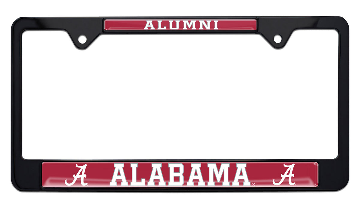 University of Alabama Alumni Black Metal License Plate Frame – AMG Emblems