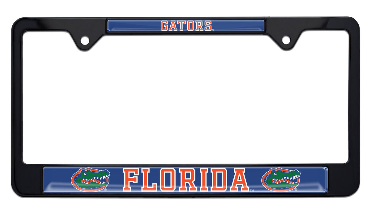 Florida Gators Black Metal License Plate Frame – AMG Emblems