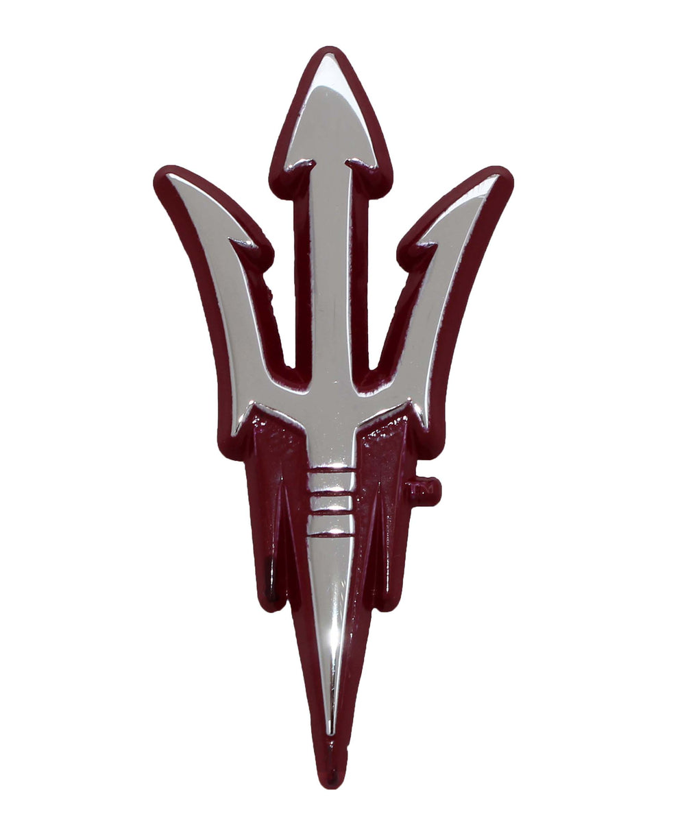 Arizona State Sun Devils Maroon Edges Metal Auto Emblem – AMG Emblems