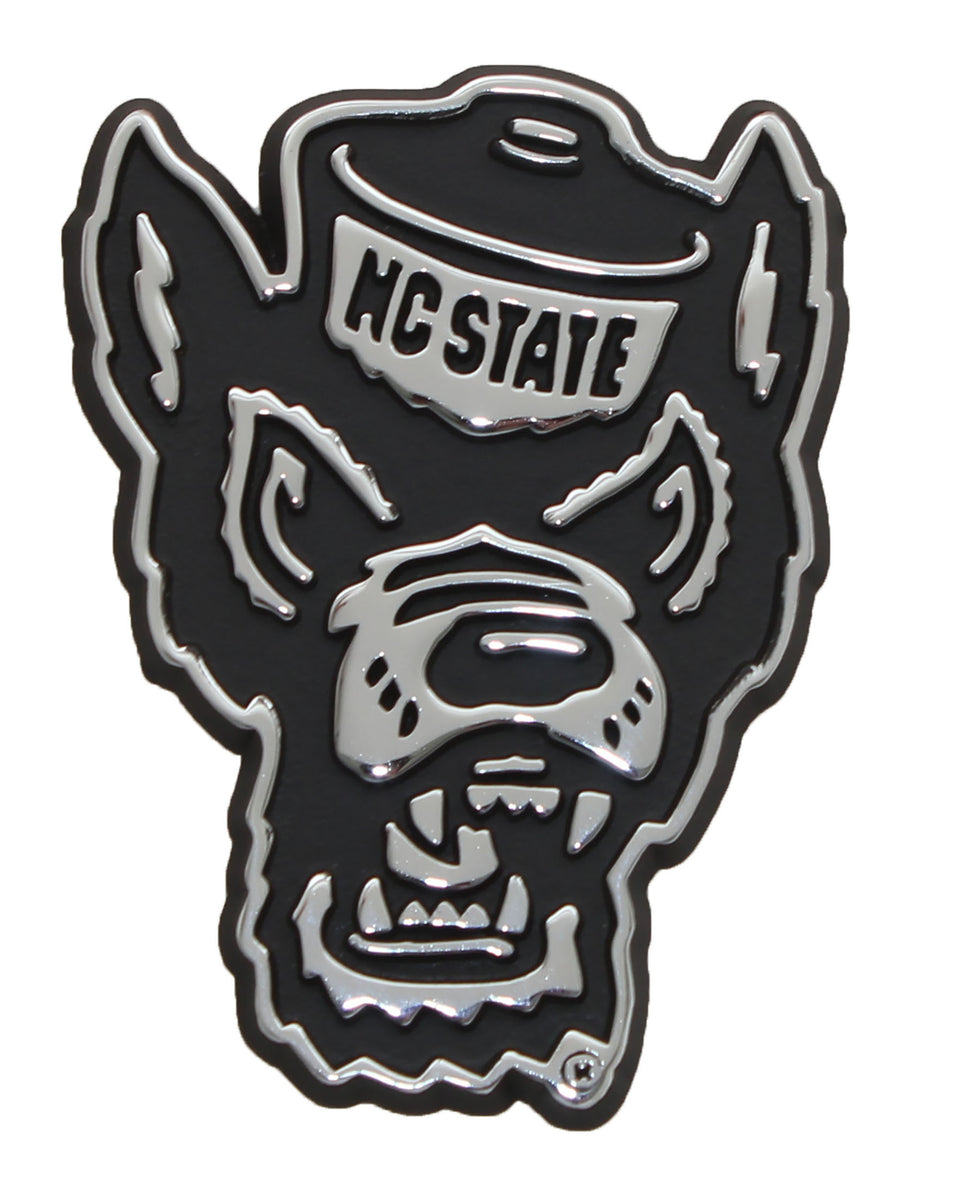 North Carolina State Wolfpack Metal Auto Emblem – AMG Emblems