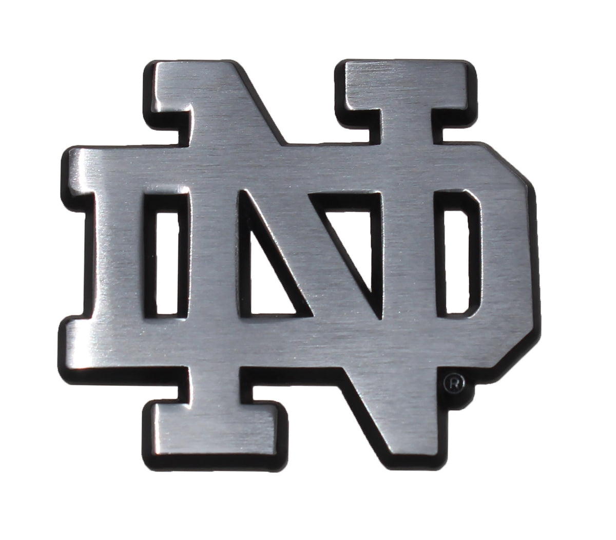 Notre Dame ND Open Brushed Metal Auto Emblem – AMG Emblems