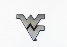 West Virginia University Brushed Metal Auto Emblem – AMG Emblems